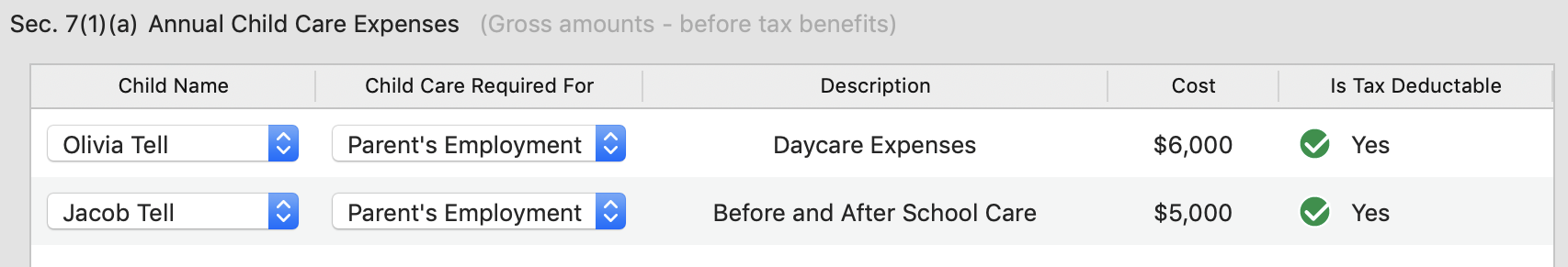 Calculating The Net Costs of Child Care Expenses Using iGuideline's ...